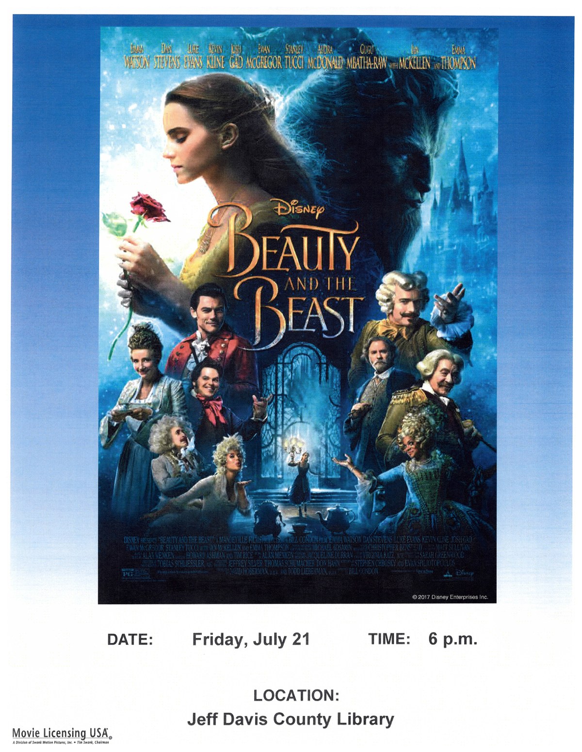 Family Movie Night — Jeff Davis County Library
